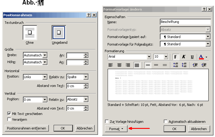 Schreibbüro Richter – Tutorial: Abbildungen mit Beschriftung in Word